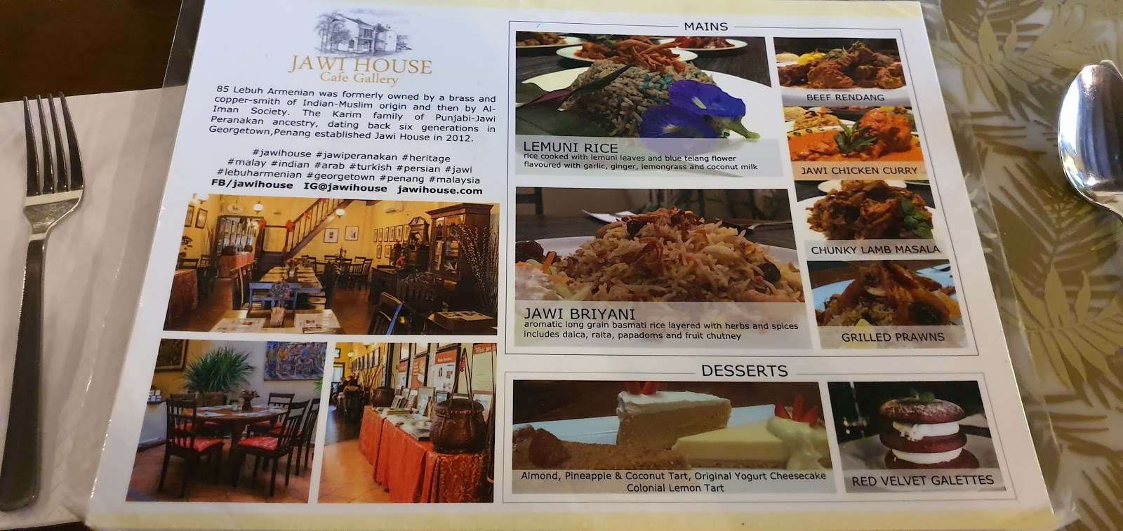 It's About Food!!: Jawi House Cafe Gallery @ Armenian Street