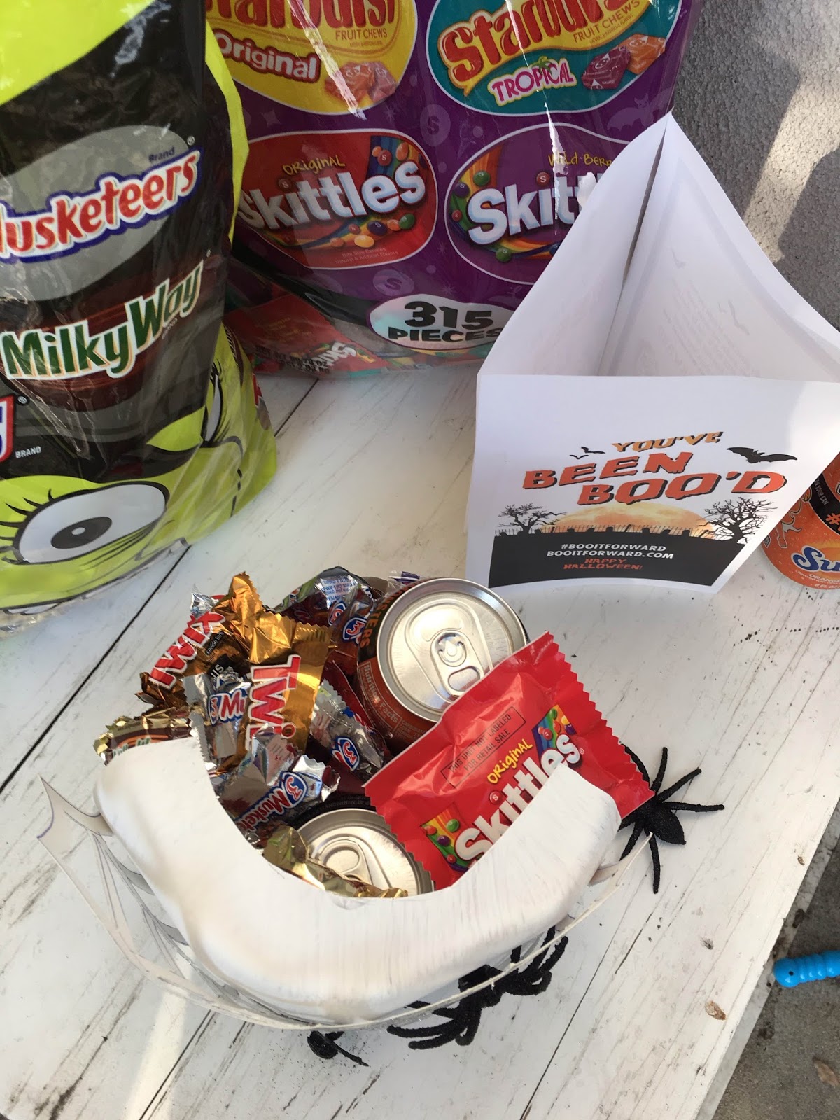 Do Tell, Anabel: How to Make a Spider Web Candy Holder to 'BOO' your ...