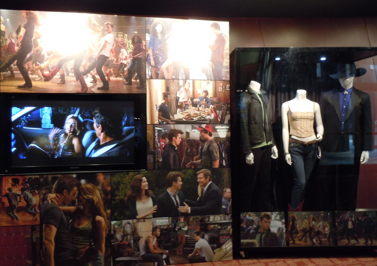 Kenny Wormald and Julianne Hough Footloose remake costumes on display ...
