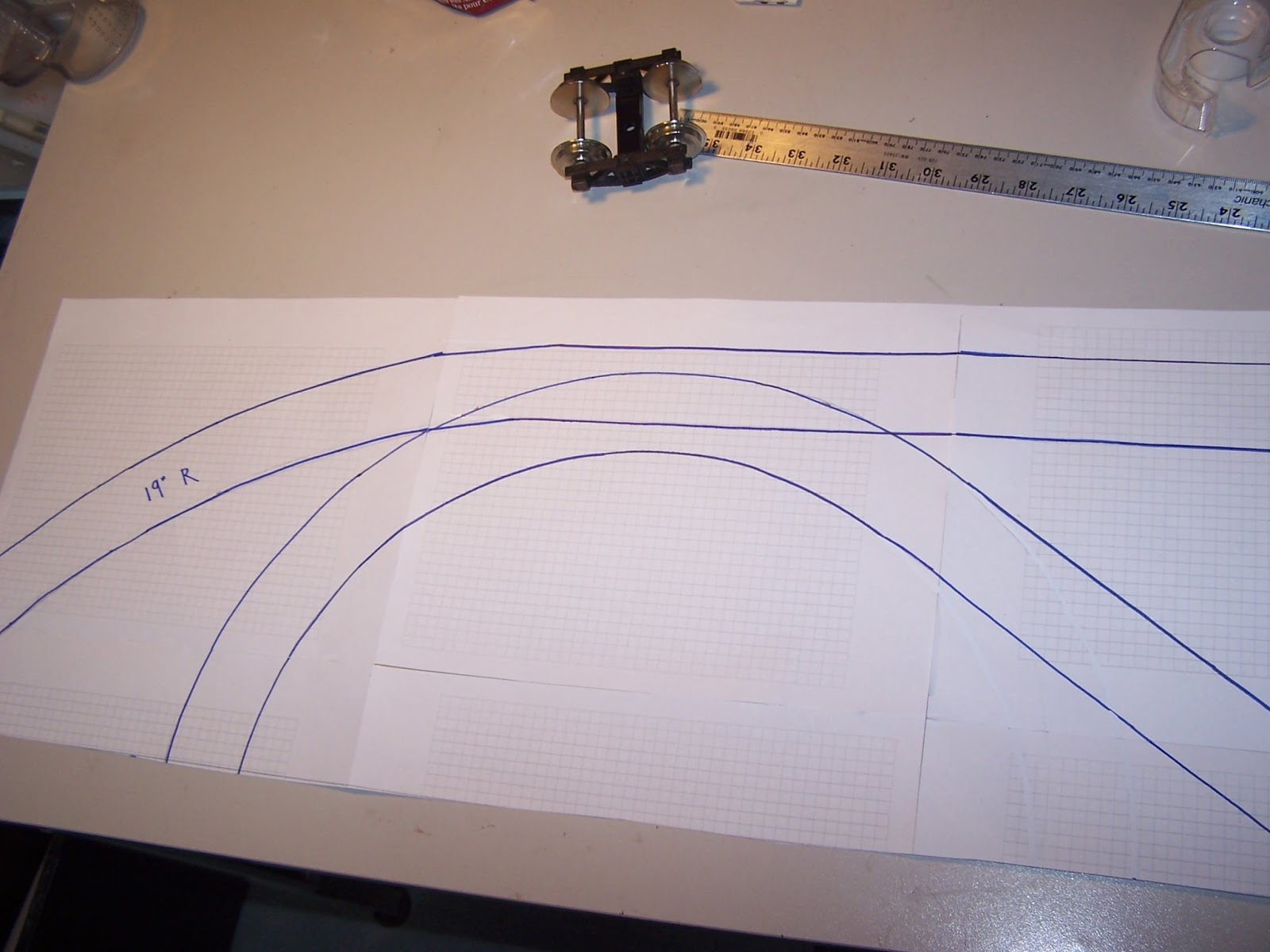 D & H "Colonie Main" layout: Handlaying a Gauntlet track - FAIL!
