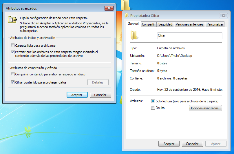 Seguridad informática: Encriptar archivos o carpetas en Windows