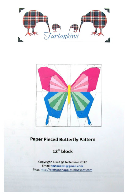 Chris Dodsley @mbCD: Paper Piecing A Butterfly