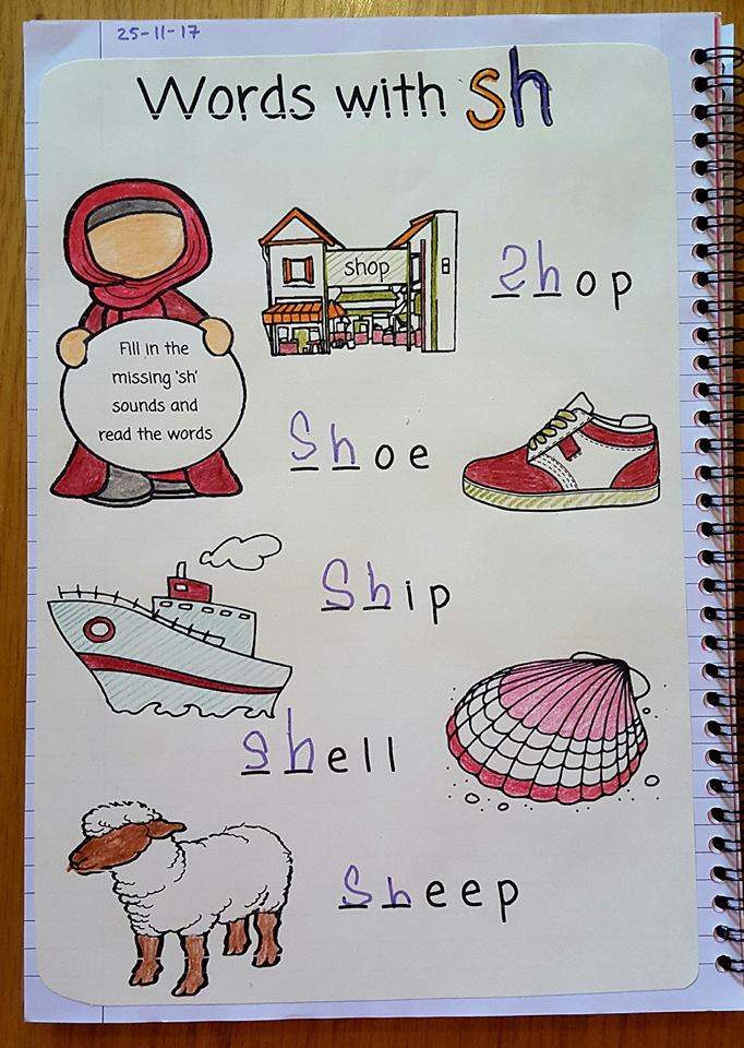 Iman's Home-School: Digraph SH Activity Pack