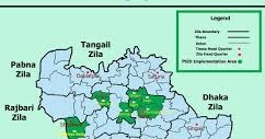Manikganj District: Manikganj map