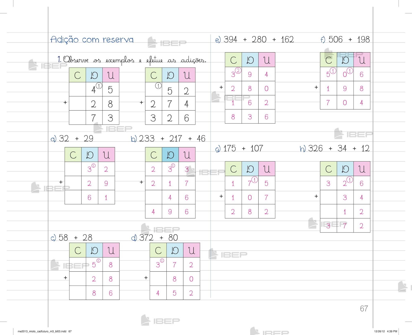 CADERNO DO FUTURO 3 ANO MATEMÁTICA PROFESSOR. - Aprender e Brincar