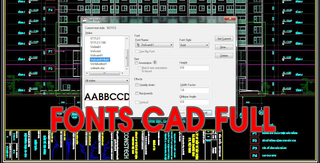 AutoCAD Fonts