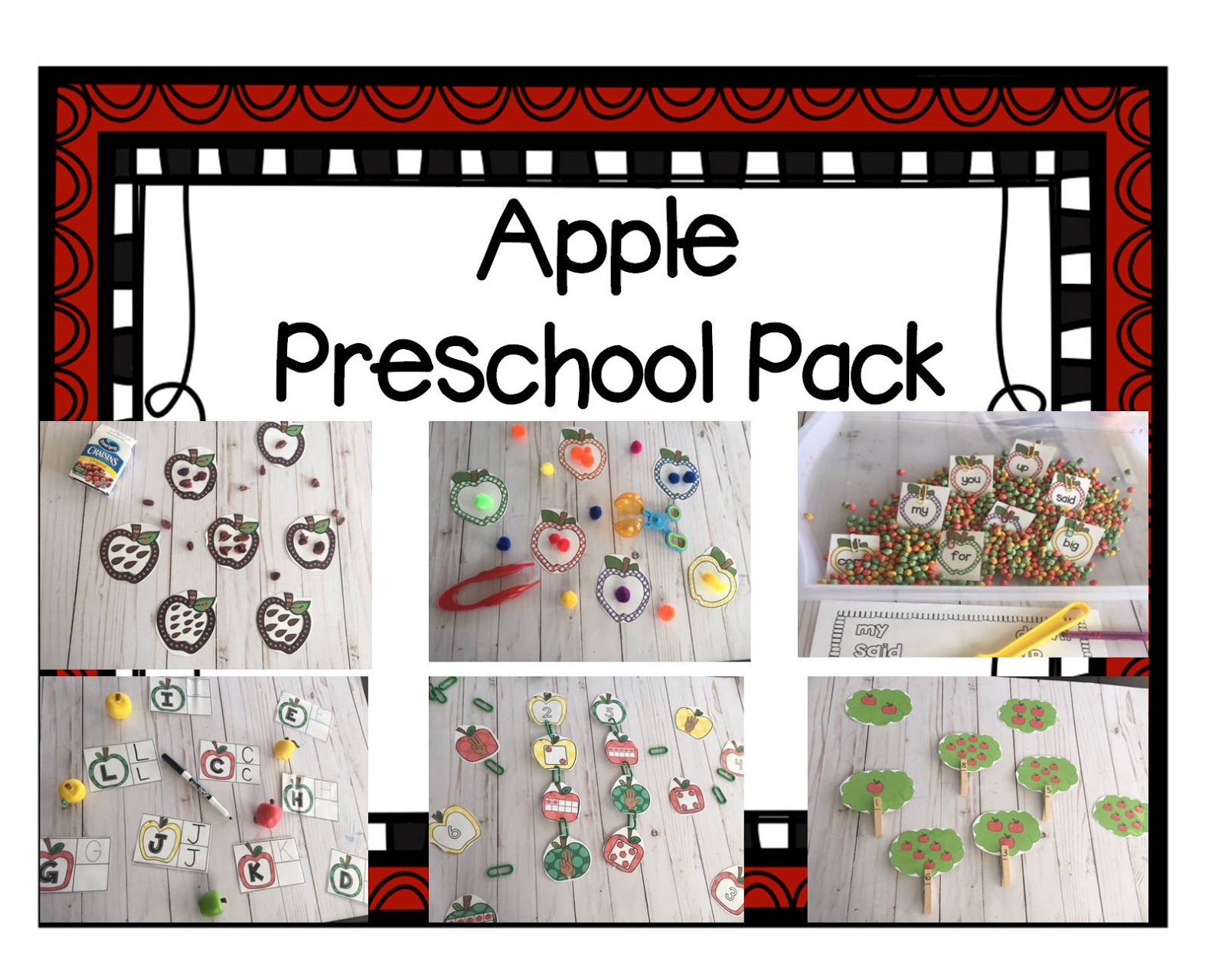 Apples Preschool Theme | Busy Hands and Minds
