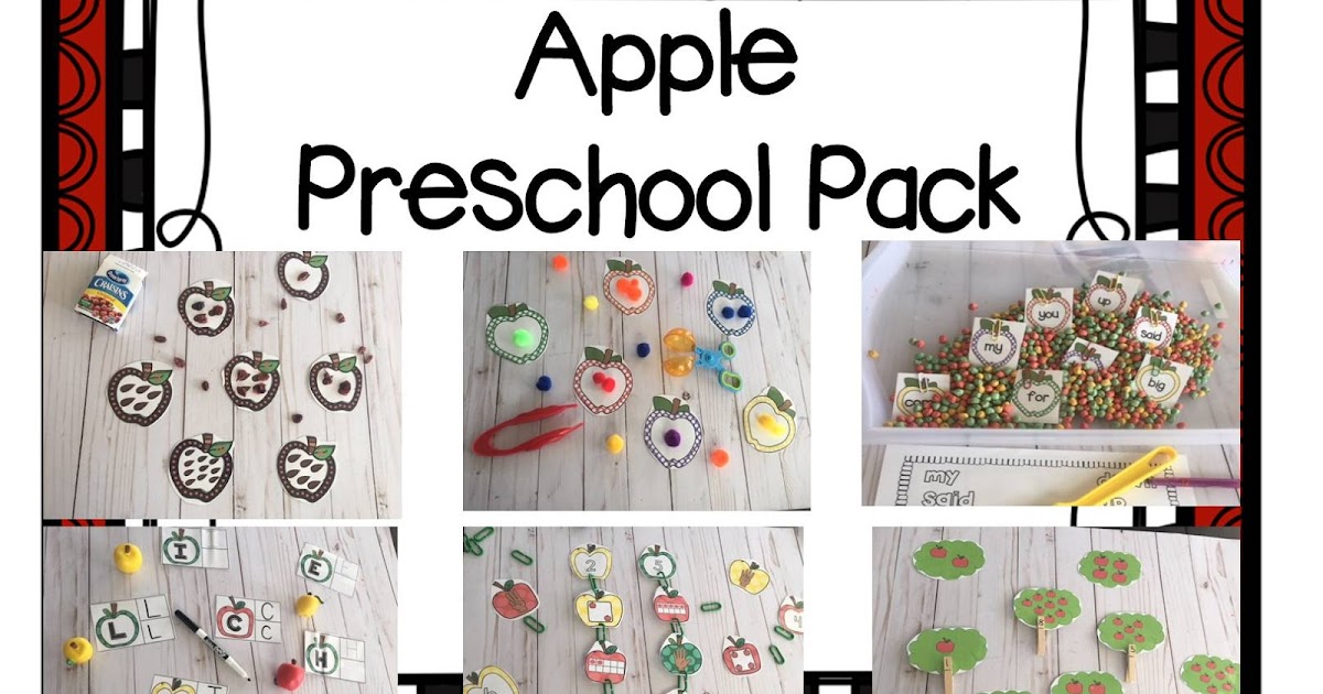 Apples Preschool Theme | Busy Hands and Minds