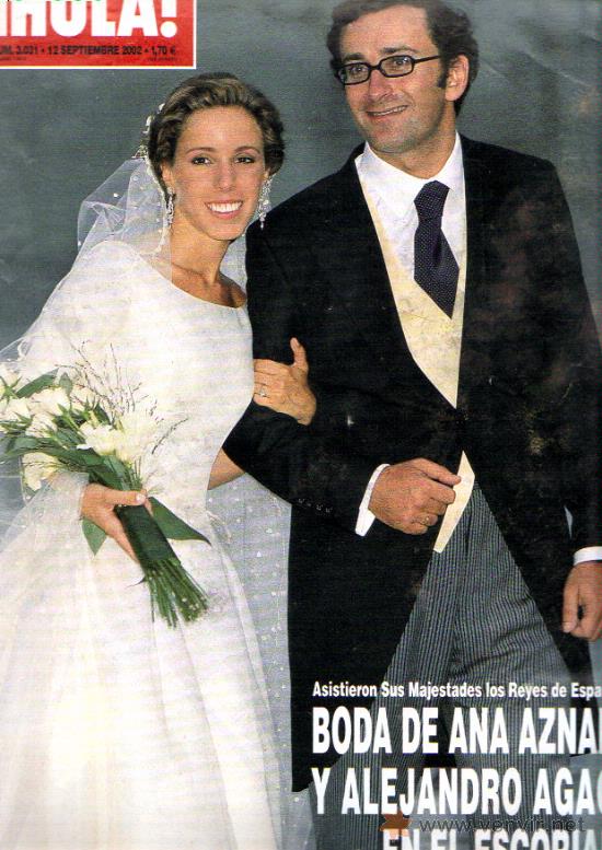 Red Carpet Wedding: Ana Aznar and Alejandro Agag - Red Carpet Wedding