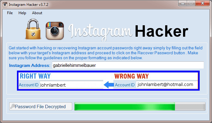 How to Hack Instagram Passwords With Instagram Hacker v3.7.2 ~ social ...