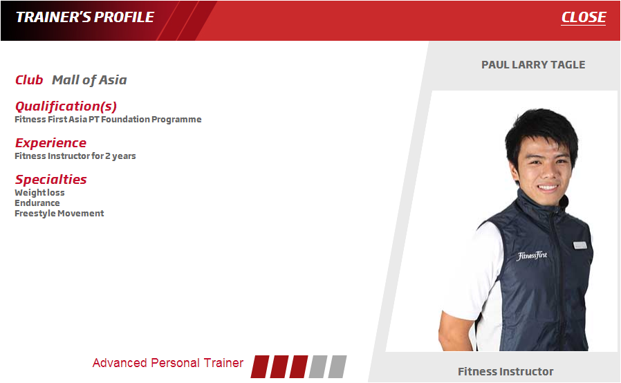 Jet Paiso: My PT Match Test Result [My Fitness First Chronicles]