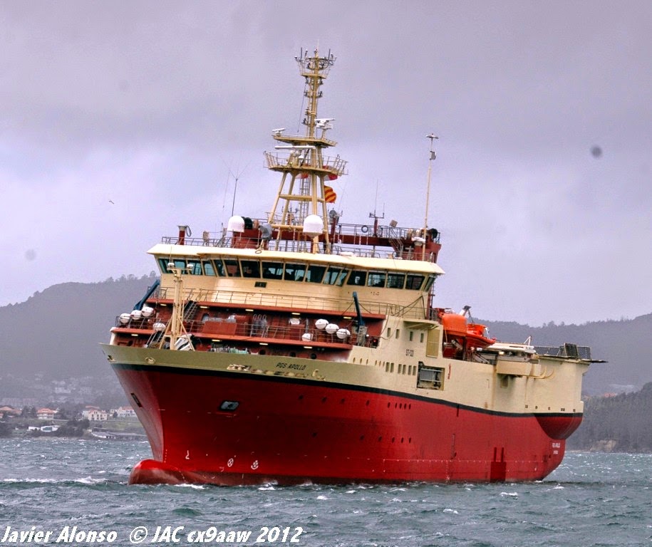 Buque sísmico PGS APOLLO construido en Vigo