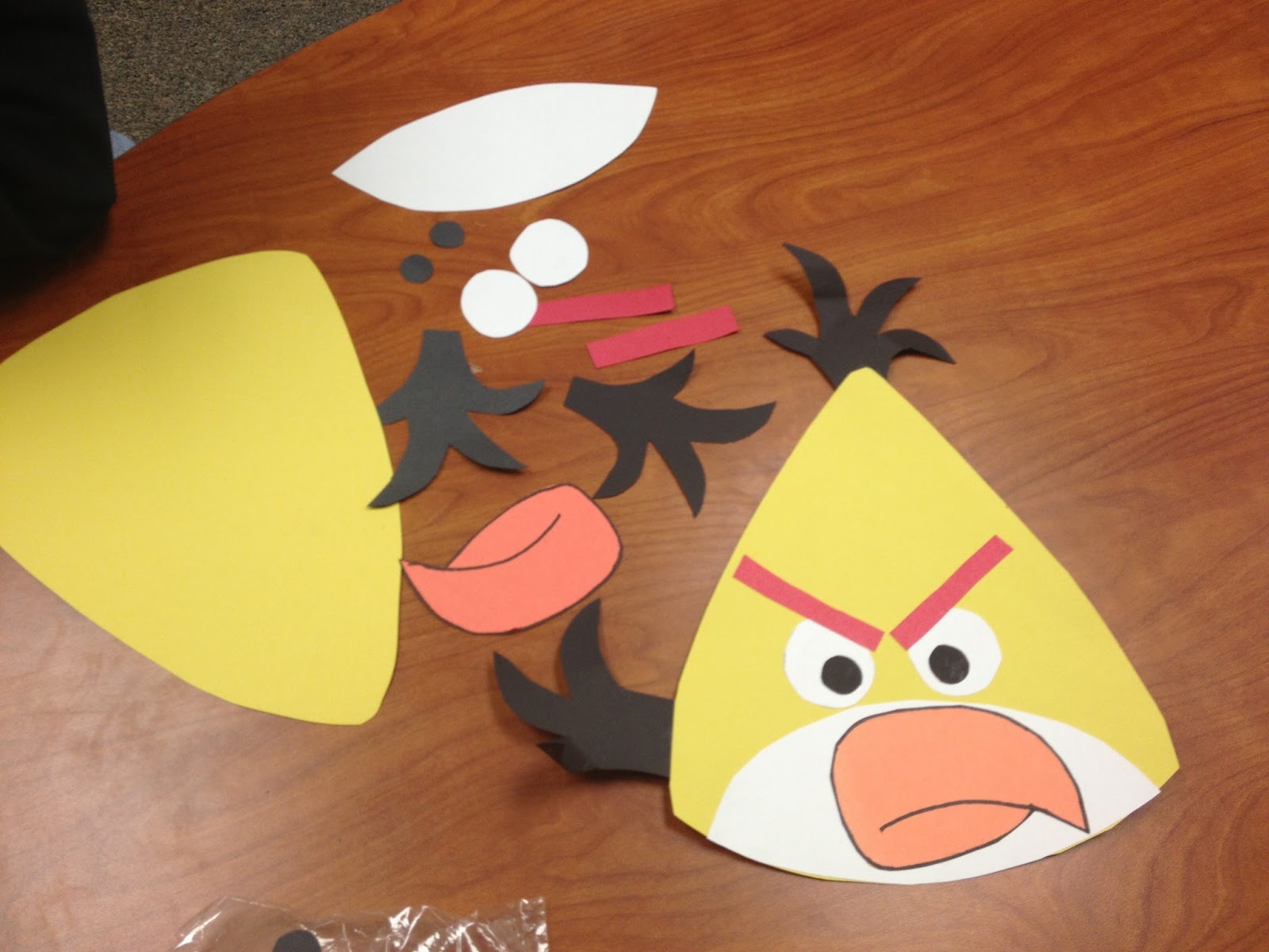 Another Angry Birds Craft project: Yellow and Black birds this time ...