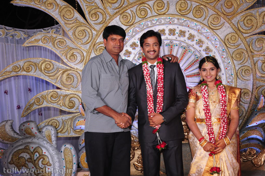 Aryan Rajesh Wedding Reception Photos Stills