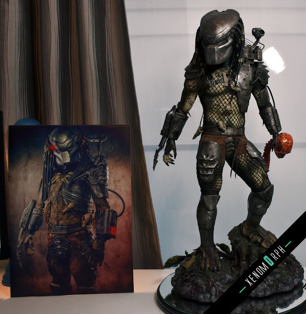 Sideshow Predator 1 Jungle Hunter maquette - repaint and resculpted ...