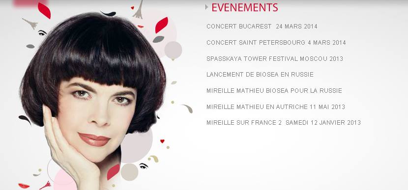 Les Amis de Mireille Mathieu. Blog Site. Mireille Mathieu Site. Nos ...