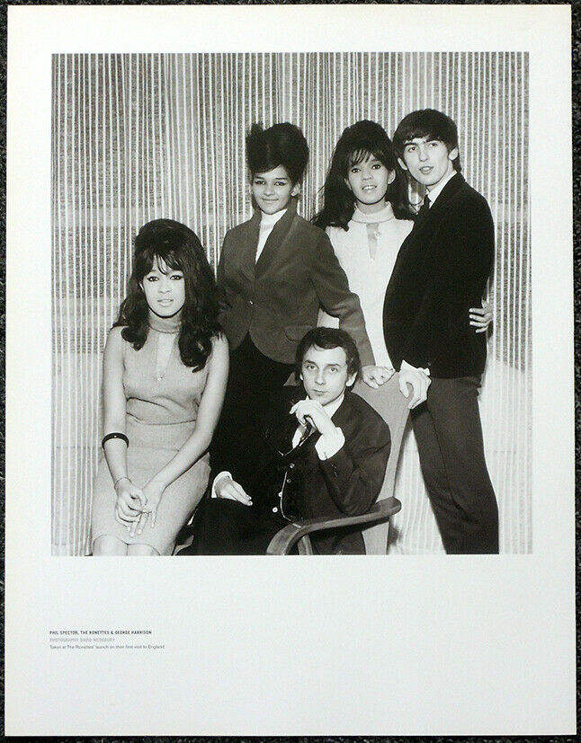 Vintage Beatles pic: George with the Ronettes