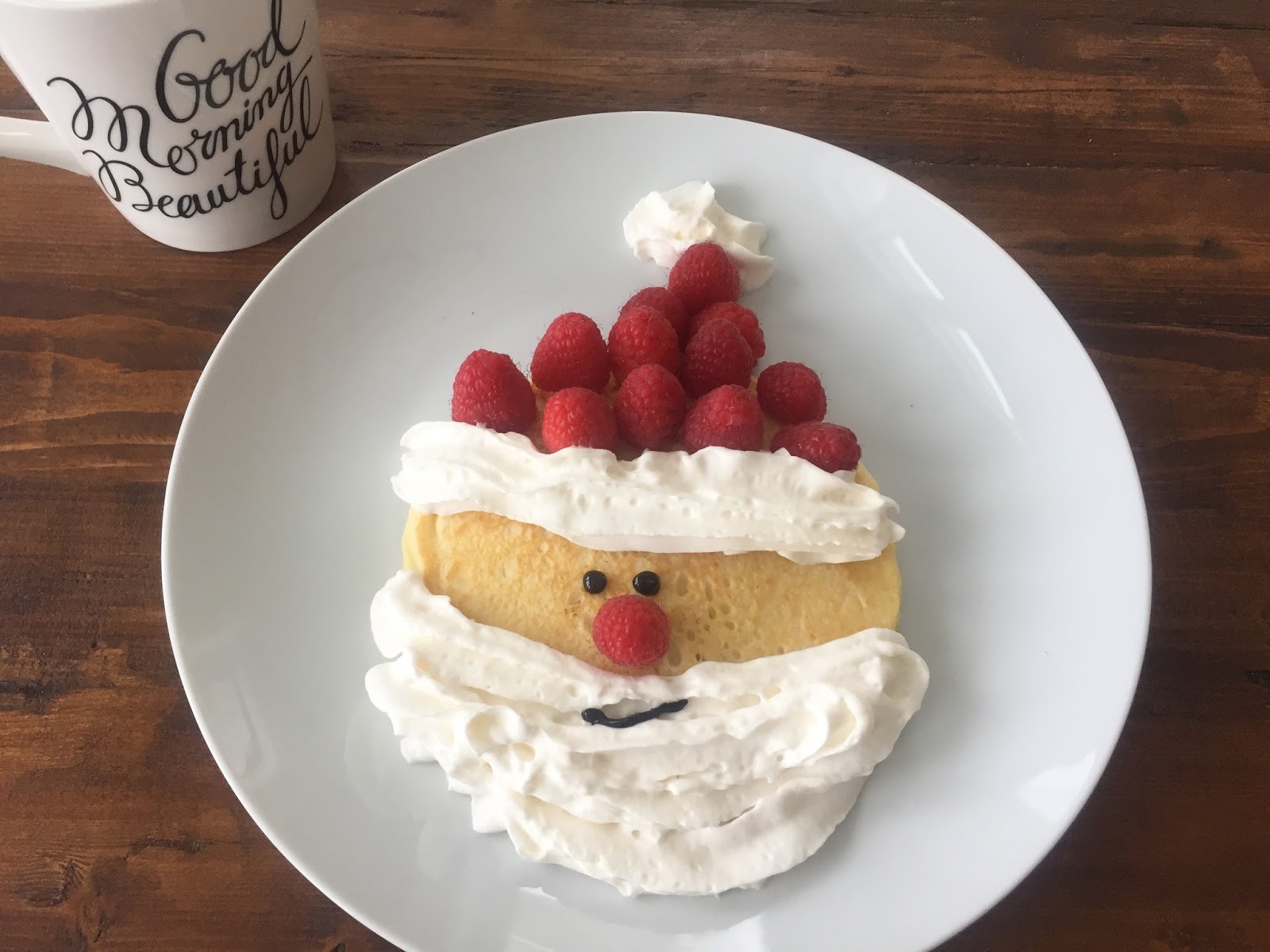 santa pancakes