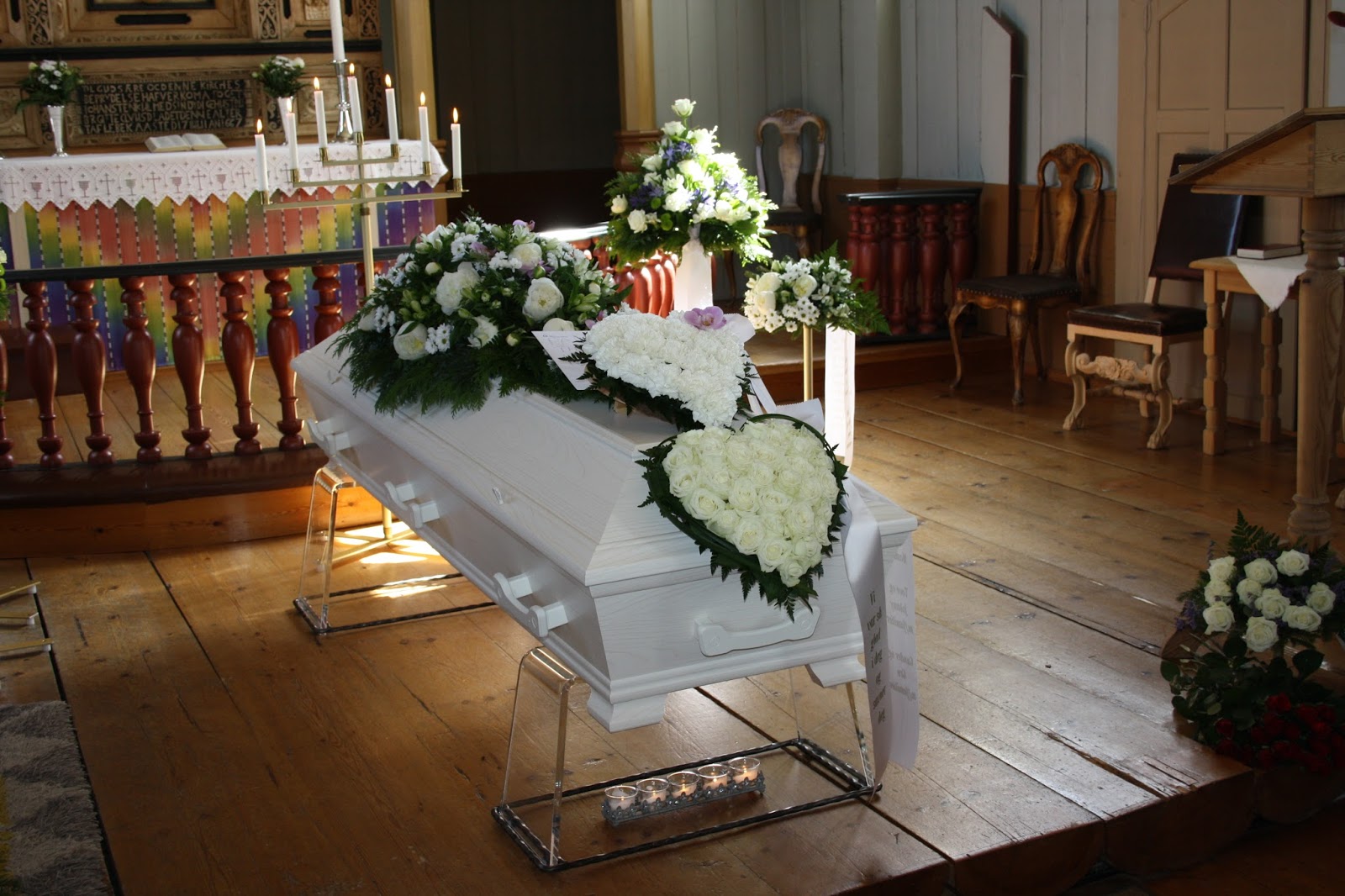 Mitt og mine: Bilder fra begravelsen.