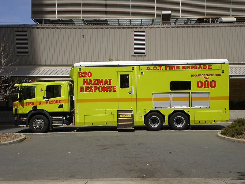 ACT Fire Brigade HAZMAT Response Vehicle