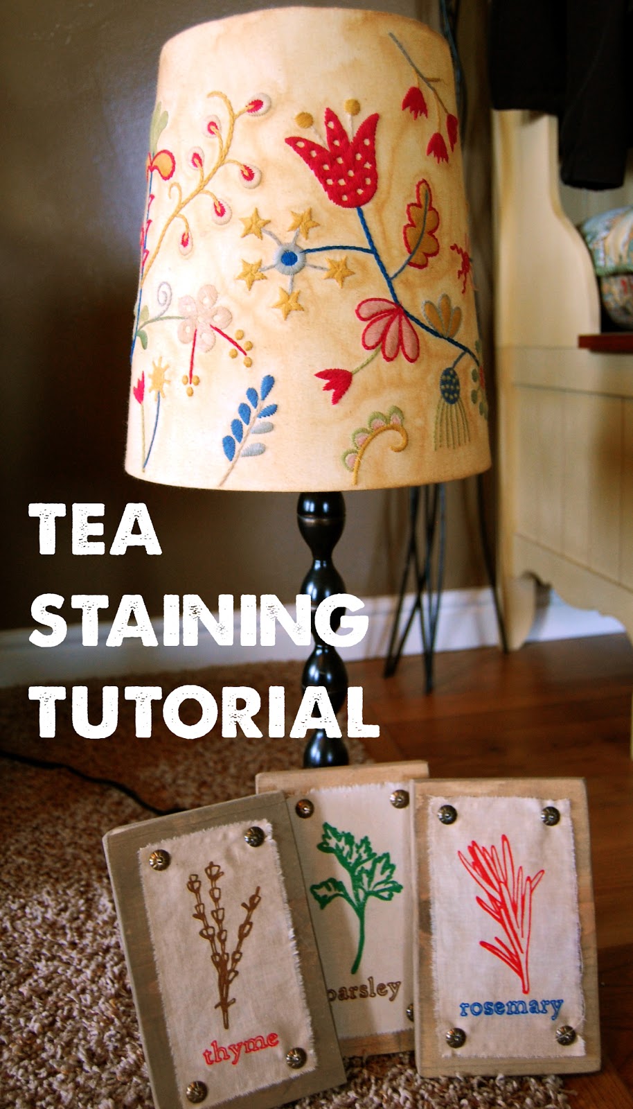 the audzipan anthology: Tea Staining Tutorial