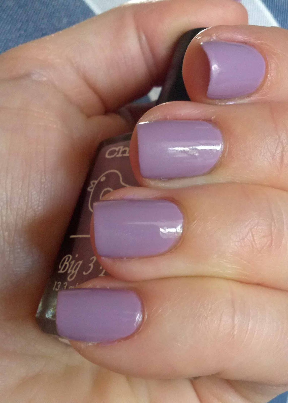 Embee Nails: Chick Nail Polish Honey Bunch + chevrons