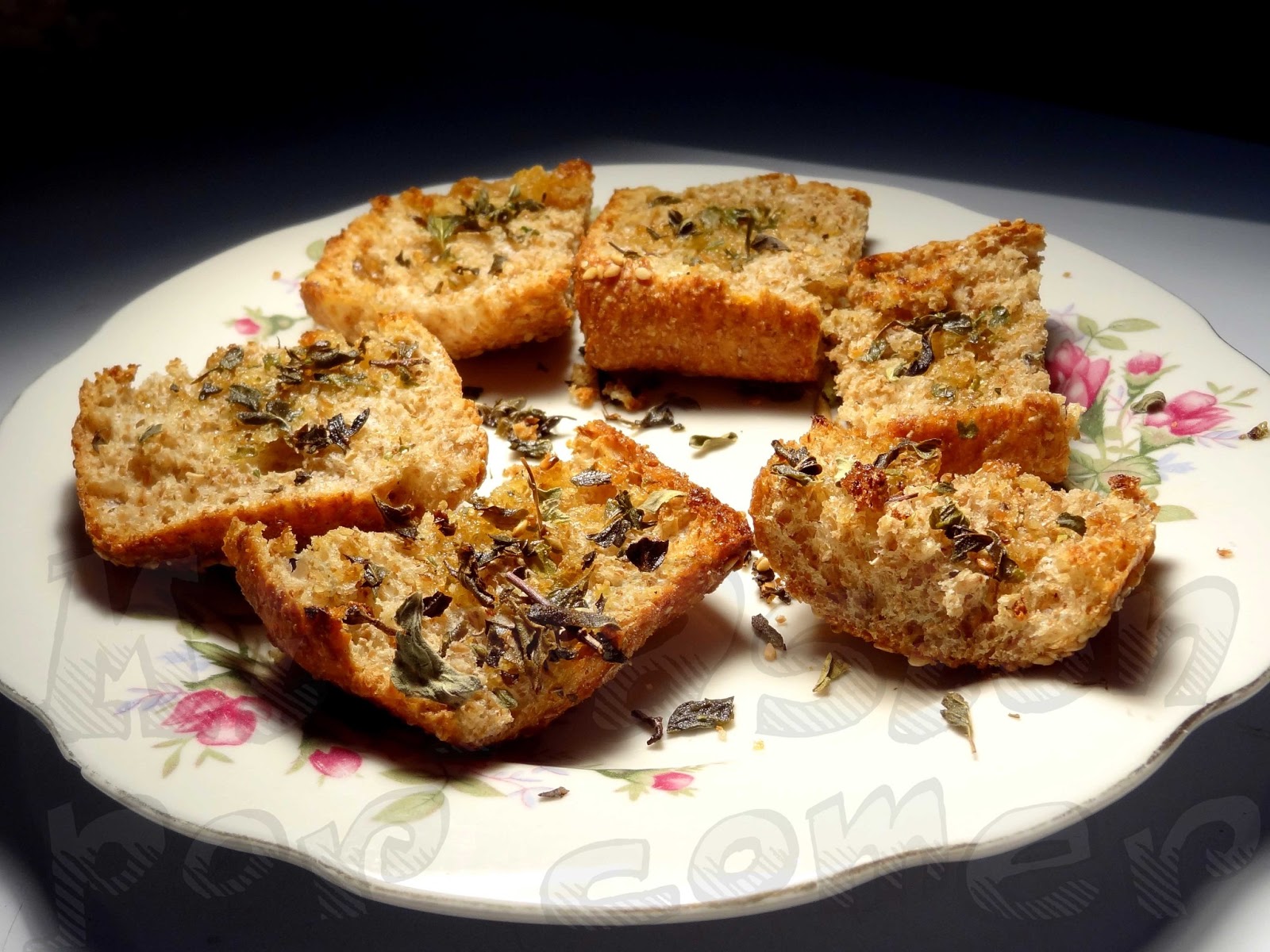 mi pasión por comer: Receta: Pan frito al orégano