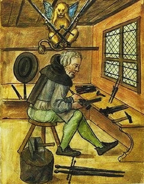 Illuminated Manuscripts - 1400s Craftsmen & Shopkeepers in Nuremberg ...