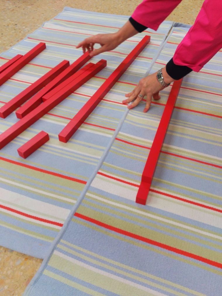 PRESENTAMOS LOS LISTONES ROJOS MONTESSORI