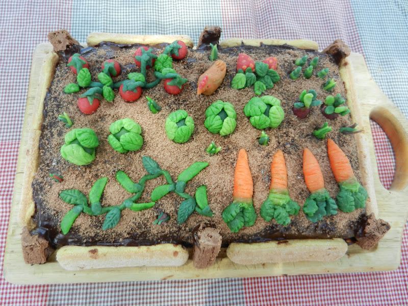 Bec I am.: Organic Veggie Patch Cake