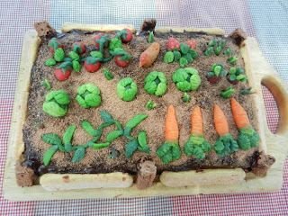 Bec I am.: Organic Veggie Patch Cake