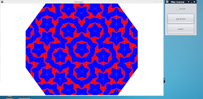 Ruby Processing: Penrose tiling generator (after Shiffman)