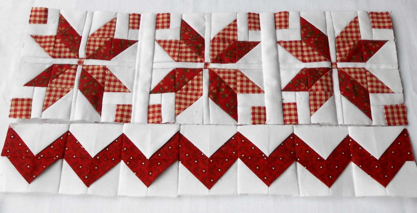 The Patchsmith: A Gaggle of Geese stop by the Nordic Mini Quilt Sew Along