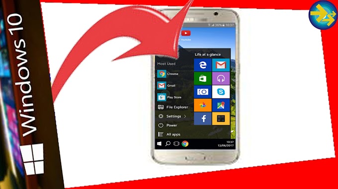Como TRANSFORMAR seu Android em um windows 10/A plicativo gratuito que ...