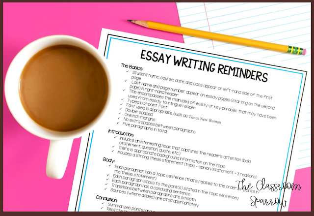 5 Steps to Essay Teaching Success | The Classroom Sparrow