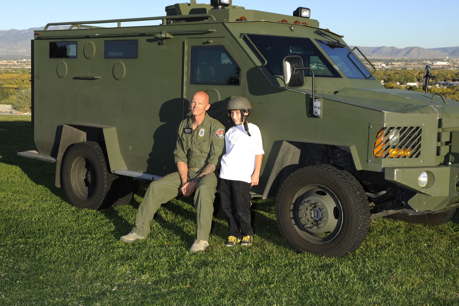 What Kids See!: Albuquerque Police Armored SWAT Vehicle