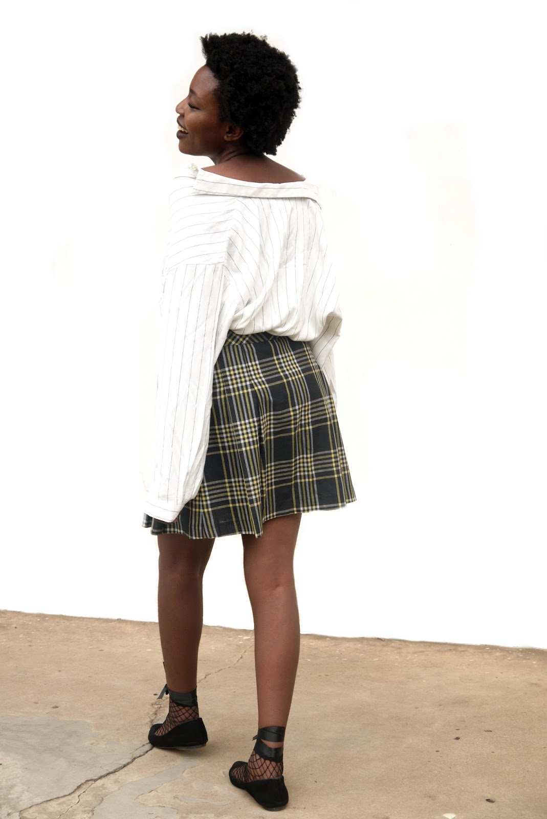 What I Wore: Clad in Plaid - Mira La Belle