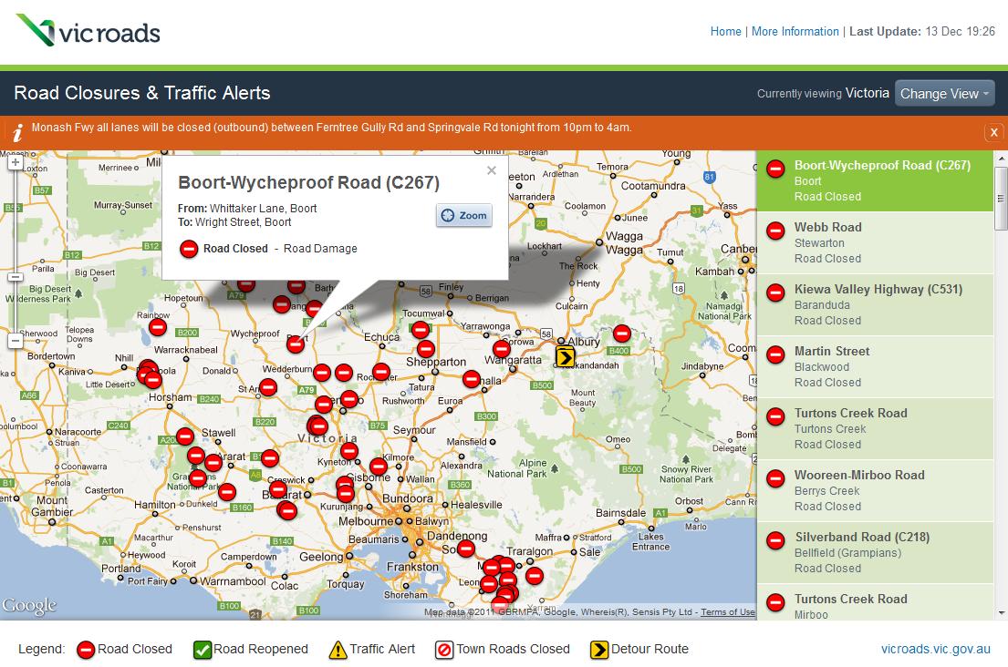 #All-things-spatial: VicRoads traffic alerts map
