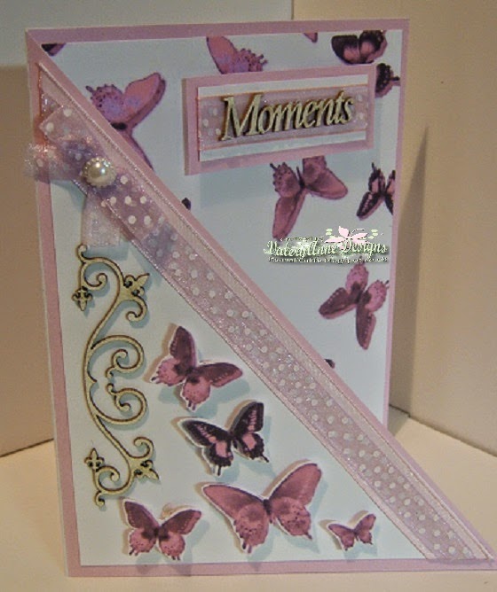 ValeryAnne Designs: Cutaway Triangle Shaped Card.