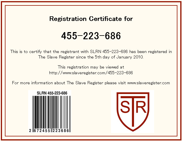 再構成されたSlaveRegistryは以前のTSR(SlaveRegister)を包括し15年のロング保証 | SL遊牧民