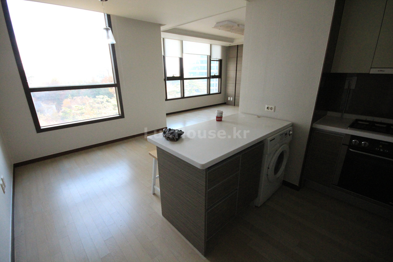 Penthouses in Seoul, Korea: 2 bedroom modern officetel with a tree view ...