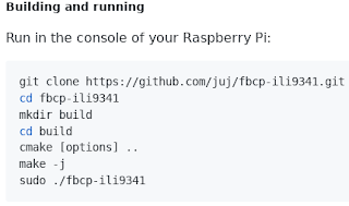 HiR Information Report: Small TFT displays for Kali on the Raspberry Pi