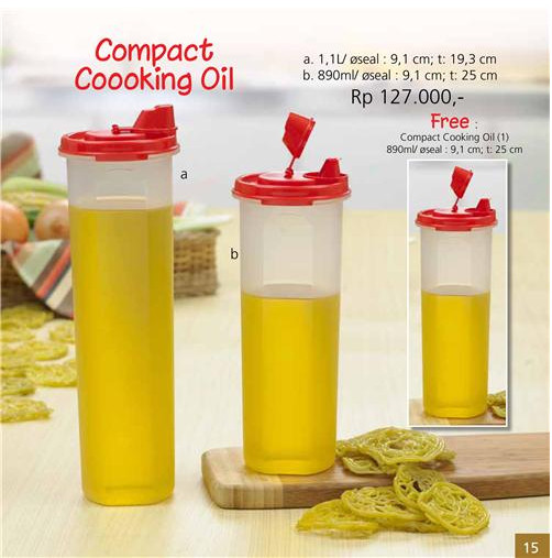 Compact Cooking Oil (2) - TUPPERWARE INDONESIA Promo November 2016