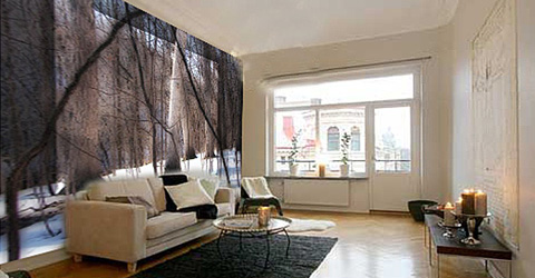 Kleur in het interieur: Speciaal behangpapier