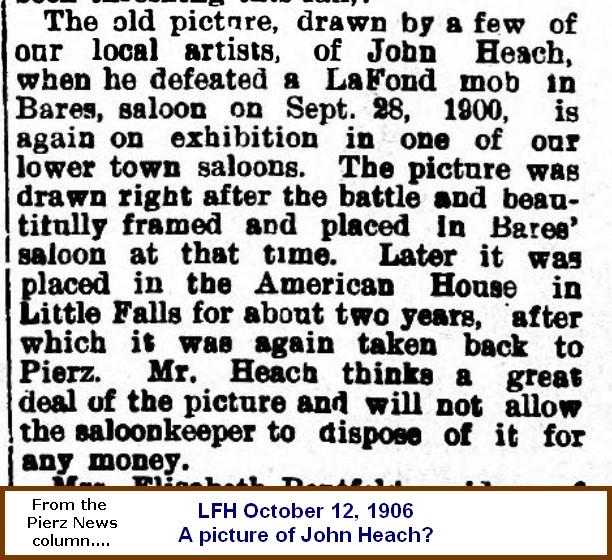 HESCH HISTORY: George and Lloyd Harting, and John Heach?