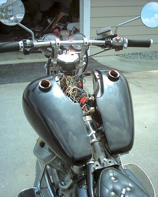 Modified Motorcycles by ChopperCharles: Built a Fatbob tank!