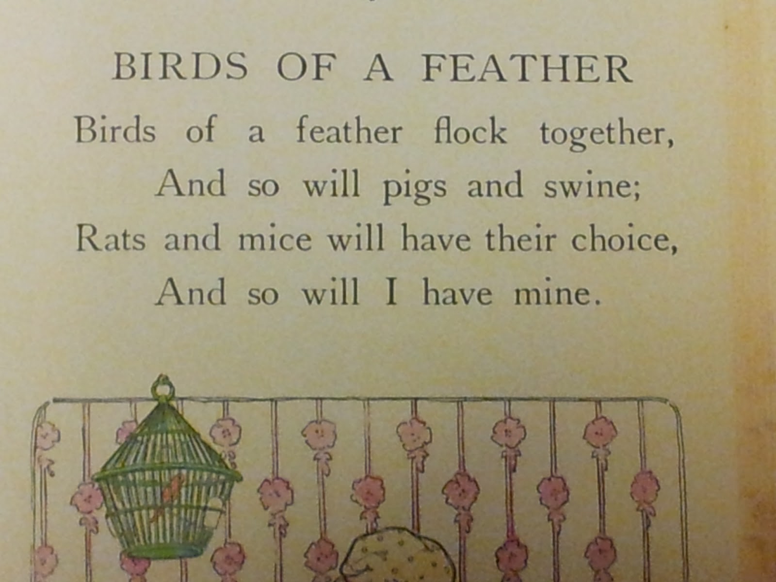 Philosophical Musings of a Converted Amiable: Mother Goose Poem