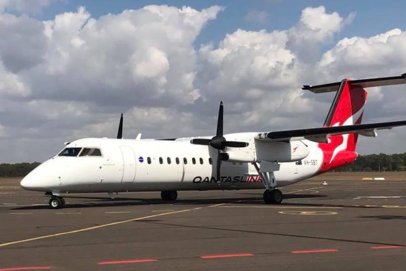 Central Queensland Plane Spotting: QantasLink Dash-8-Q400 VH-QOA First ...