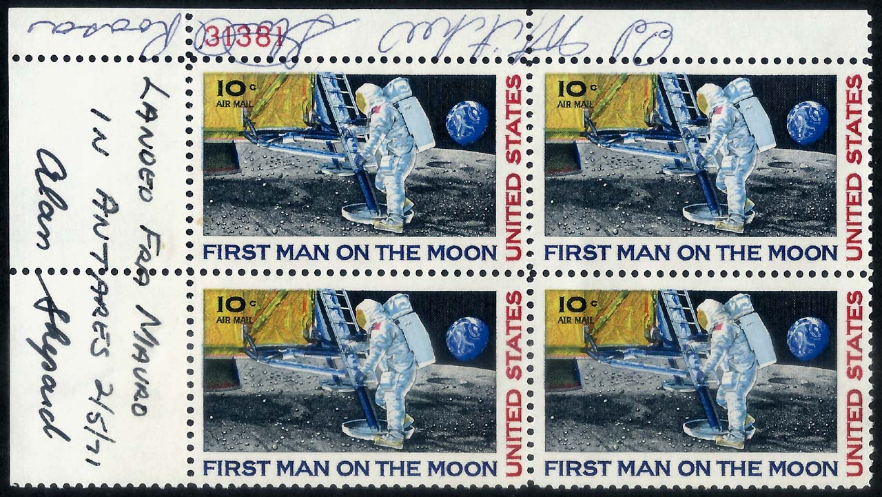 Signed Covers: USA 1969 First Man On The Moon Stamp Issue