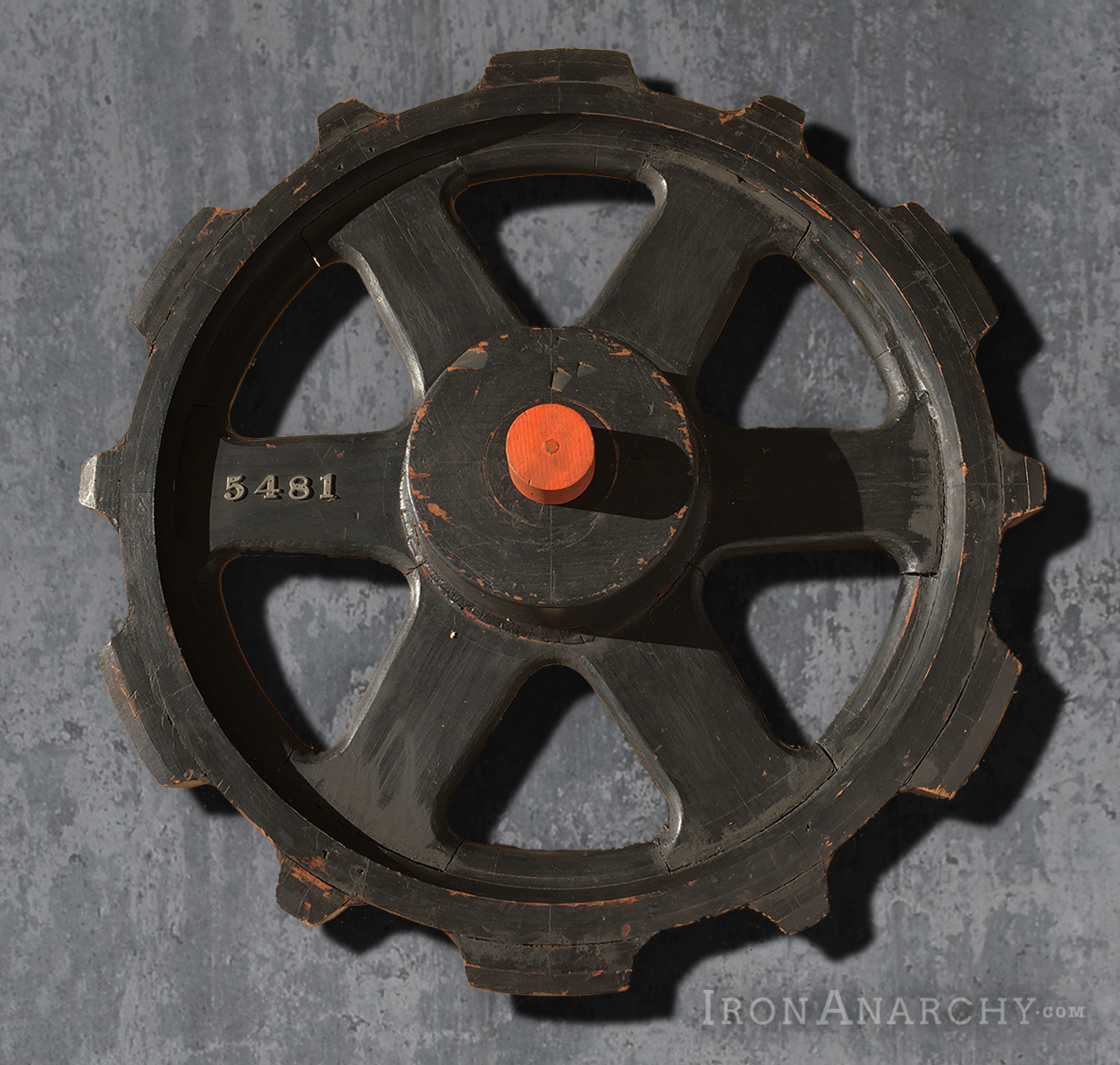 Vintage Wood Foundry Gear Molds